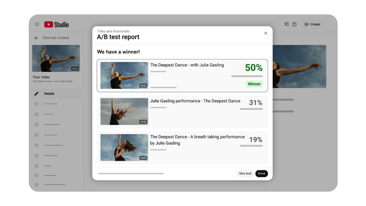 YouTube now lets creators test different titles and thumbnails on ...