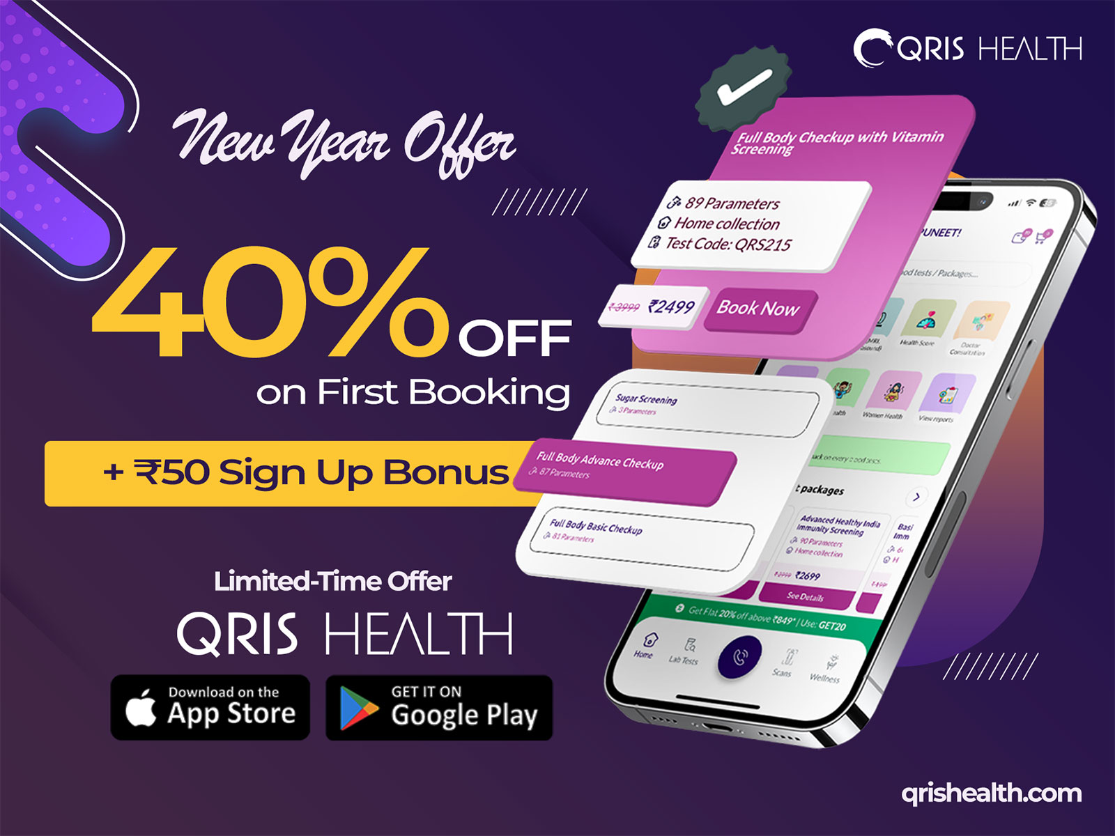 Qris Health Announces New Year App Offer To Promote Preventive Health ...
