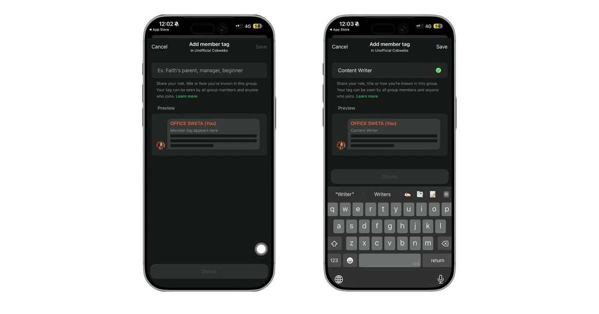 WhatsApp rolls out member tags to simplify group roles: How it works | Tech News - Business Standard