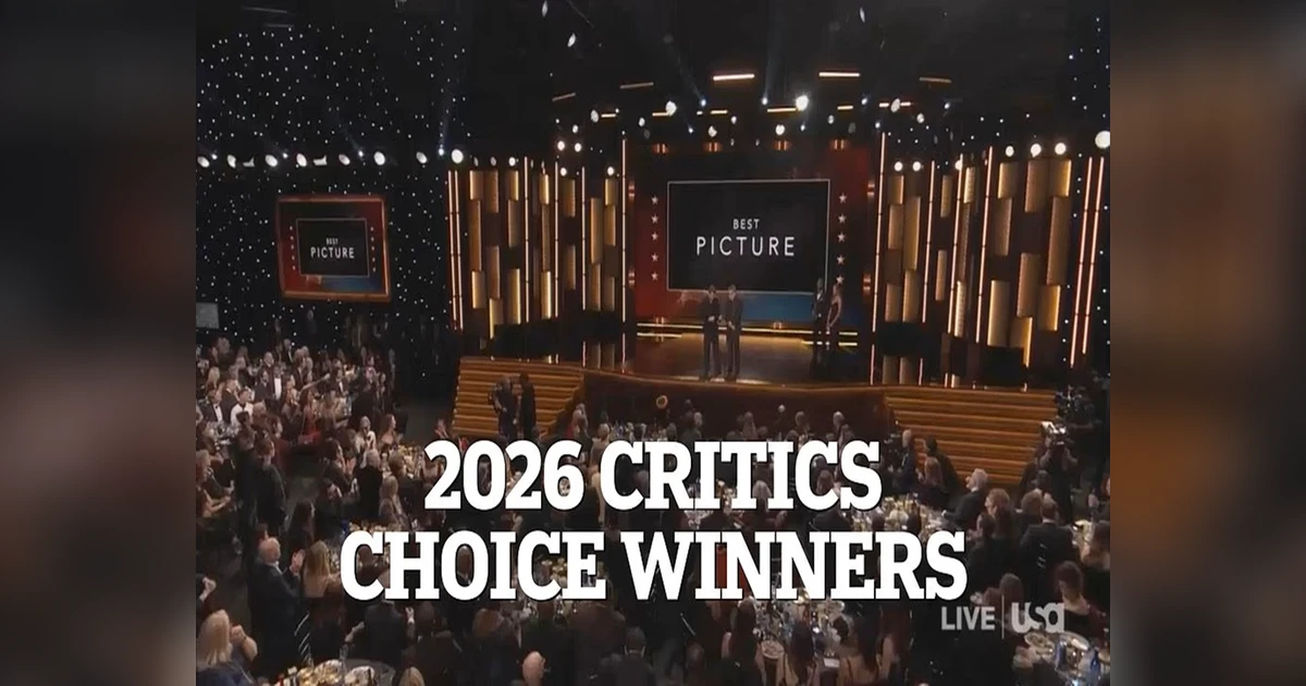 Critics' Choice Awards 2026 winners: Full list of stars, film and TV ...