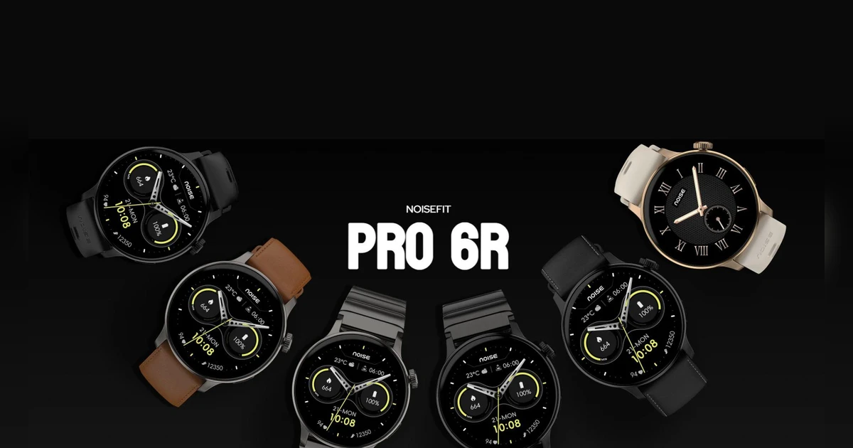 NoiseFit Pro 6R smartwatch with AMOLED display launched: Price ...