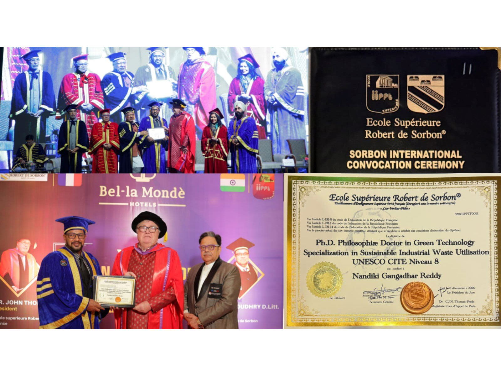 Dr. Nandiki Gangadhar Reddy Conferred Prestigious PhD in Green ...