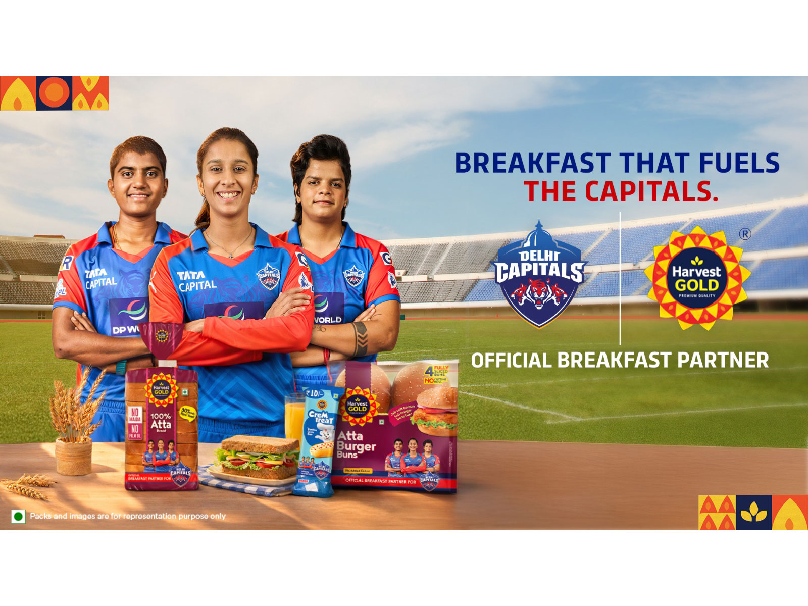 Harvest Gold Becomes Official Breakfast Partner for Delhi Capitals ...