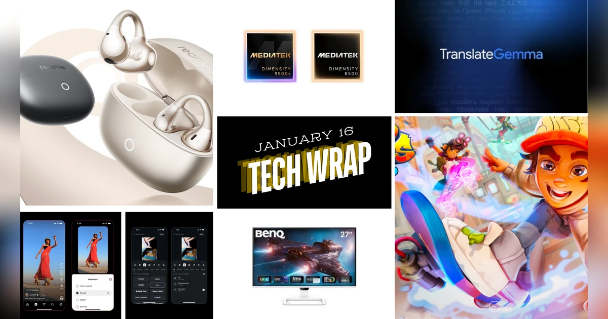 Tech Wrap Jan 16: Insta reel translation, MediaTek D chips, Subway ...