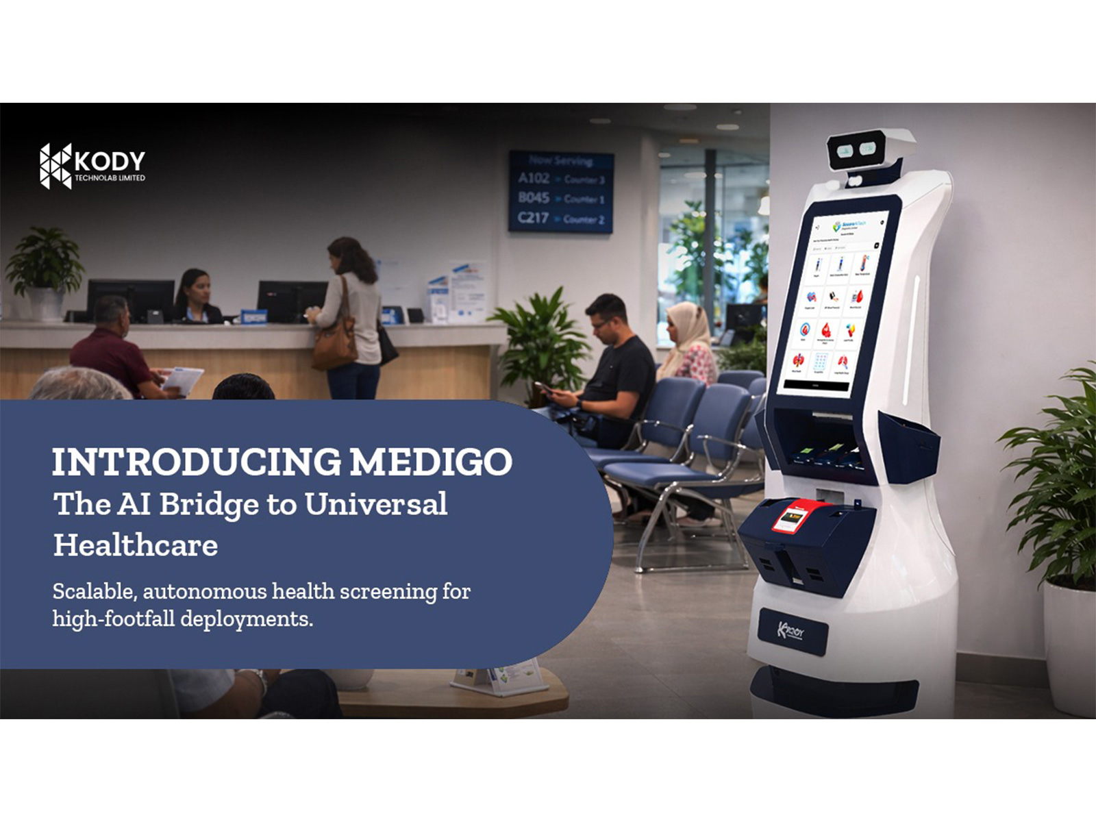 Kody Technolab Ltd. Launches Medigo Robot, AI-powered Health Screening ...