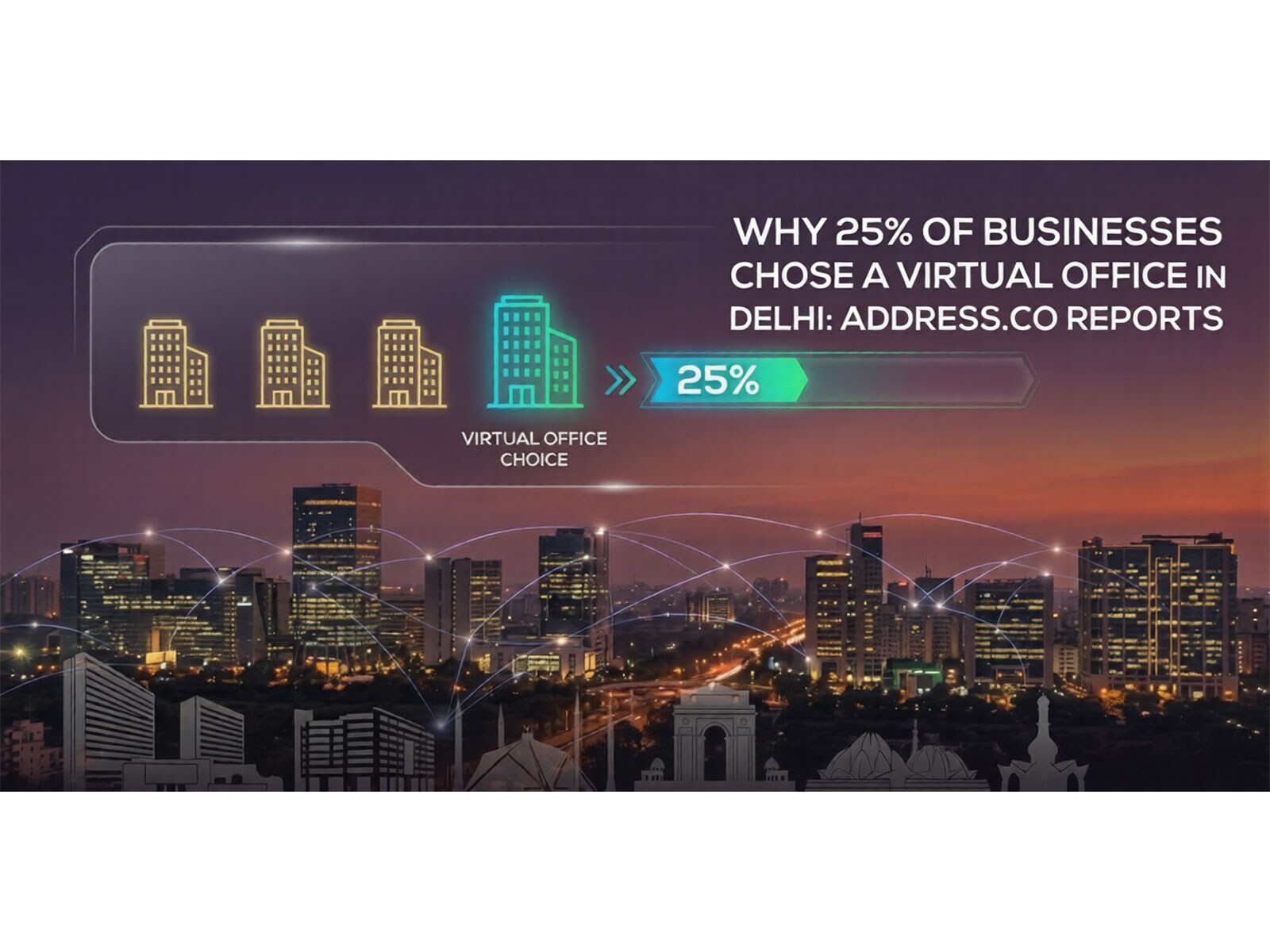 Why 25% of Businesses Chose a Virtual Office in Delhi: Address.co Reports