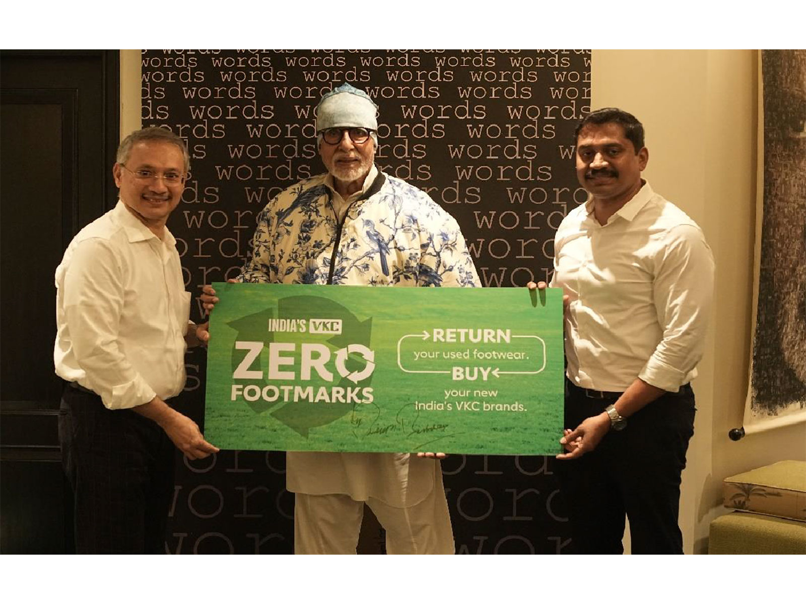 Amitabh Bachchan launches India's VKC's Zero Footmarks social project ...