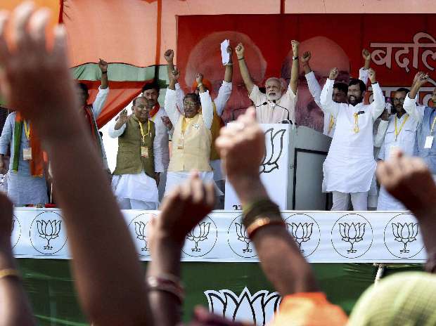 Election rally: Modi in Bihar | Photo Gallery - Business Standard
