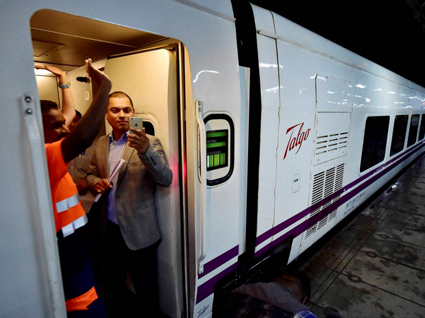 High speed Talgo train arrives in Mumbai | Photo Gallery - Business ...