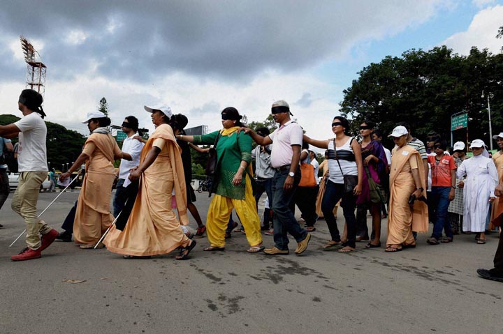 Blind Walk | Photo Gallery - Business Standard