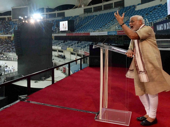 PM Narendra Modi arrives in Dubai | Photo Gallery - Business Standard