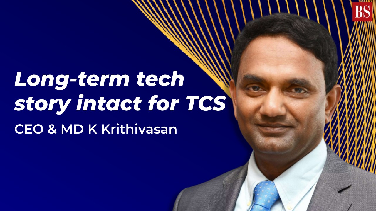 Long-term tech story intact for TCS, says CEO and MD K Krithivasan