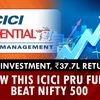 ₹10 lakh investment, ₹37.7 lakh returns: How this ICICI Pru fund beat ...