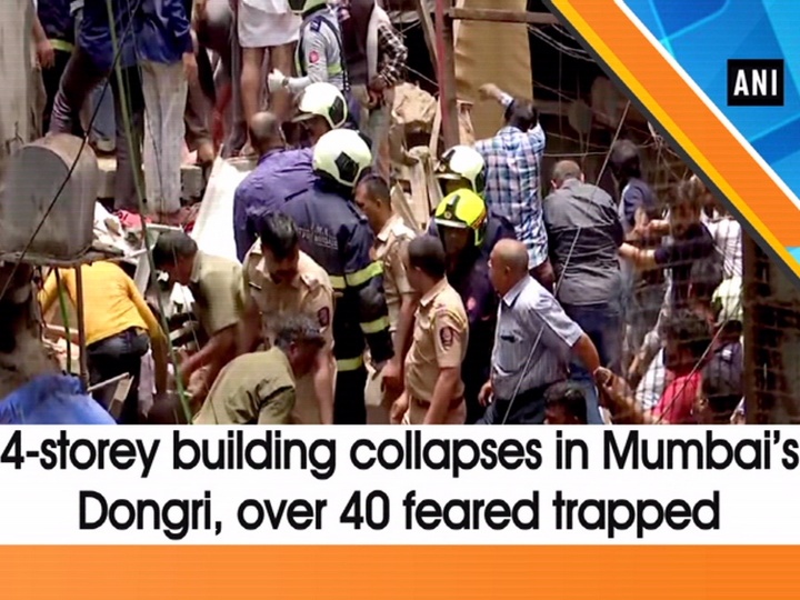 4-storey building collapses in Mumbai's Dongri, over 40 feared trapped
