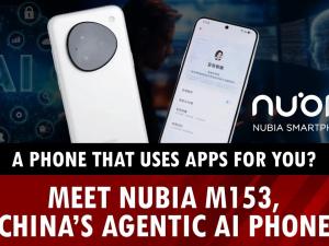 A phone that uses apps for you? Meet Nubia M153, China's agentic AI phone