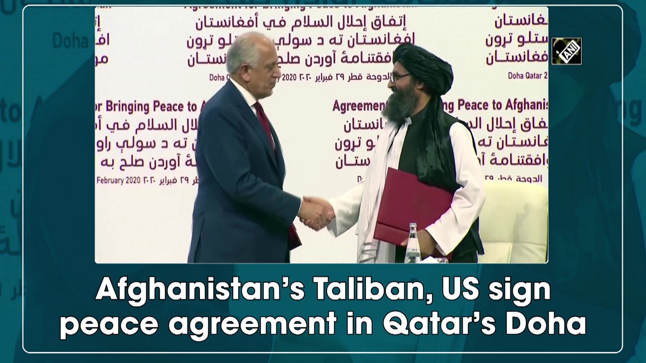 Afghanistan's Taliban, US sign peace agreement in Qatar's Doha