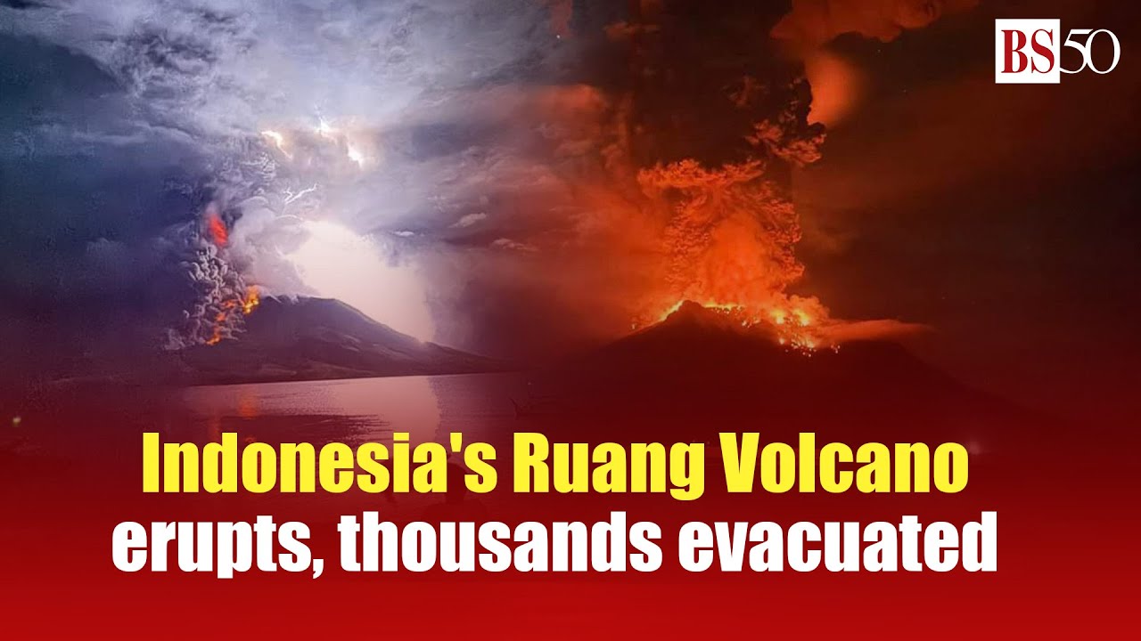 Alert in Indonesia: Mount Ruang Volcano Erupts, Mass Evacuations Underway