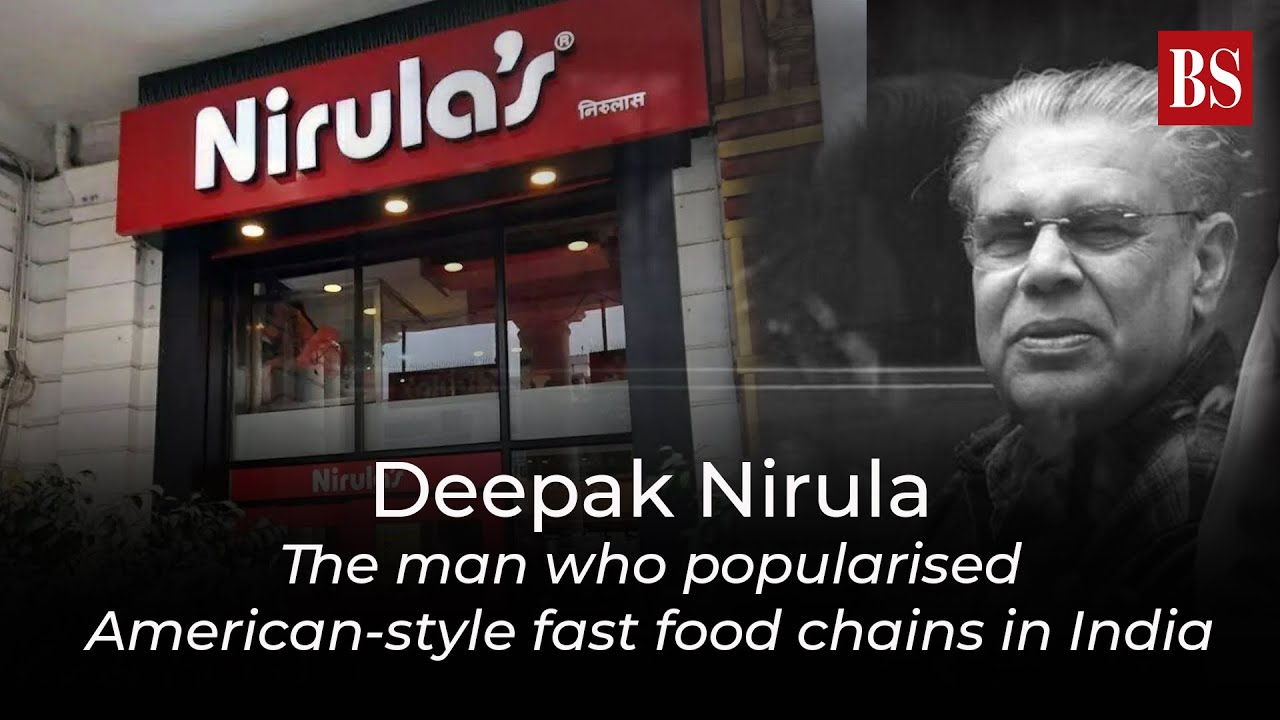 Deepak Nirula: The man who popularised American-style fast food chains ...