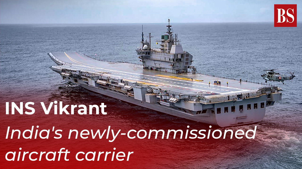 INS Vikrant: India's newly-commissioned aircraft carrier