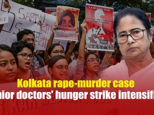 Kolkata rape-murder case: Junior doctors' hunger strike intensifies