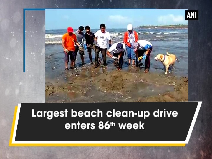 Largest beach clean-up drive enters 86th week