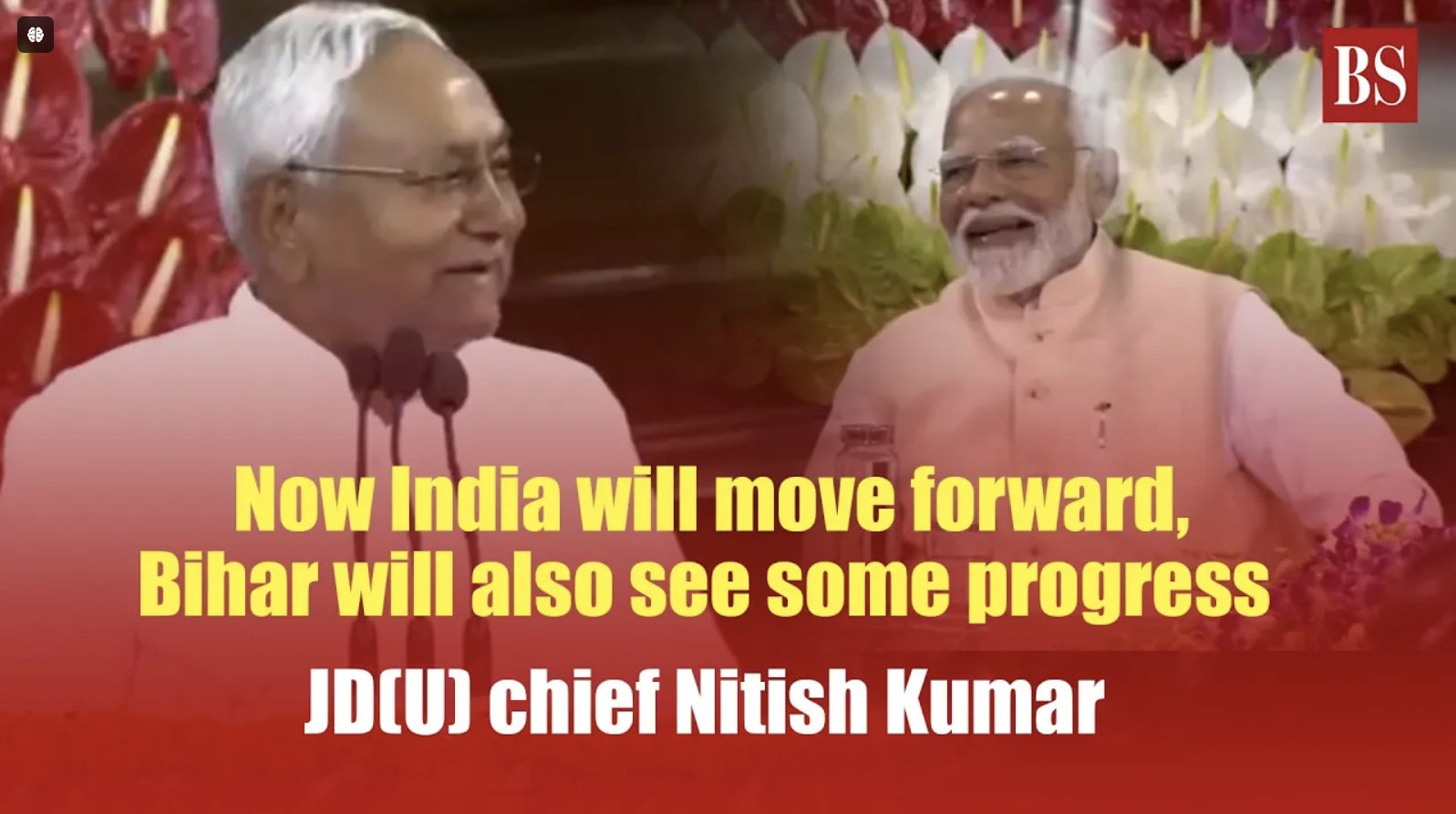 Now India will move forward, and Bihar will also see some progress: JD(U) chief Nitish Kumar