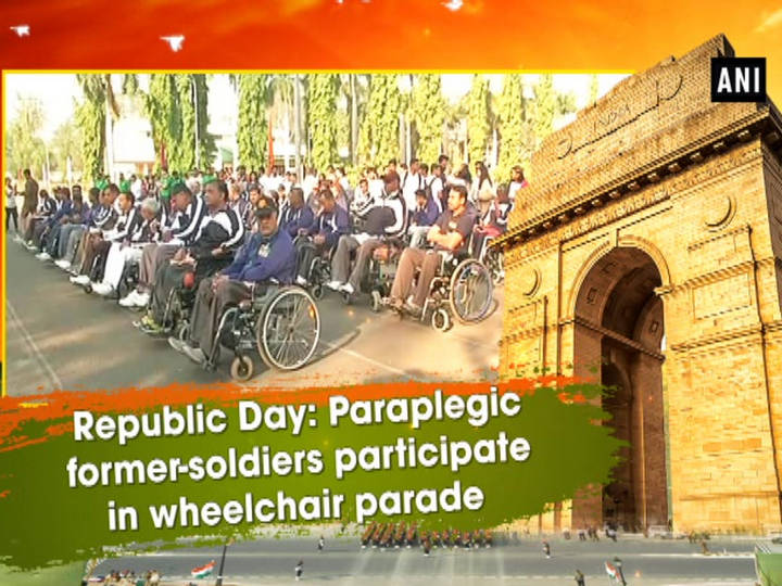 Republic Day: Paraplegic former-soldiers participate in wheelchair parade