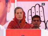 Sonia targets Modi's Gujarat model of development