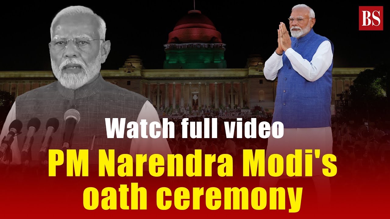 Watch full video | PM Narendra Modi's oath ceremony