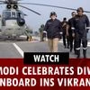 Watch: PM Modi celebrates Diwali with Navy personnel onboard INS Vikrant