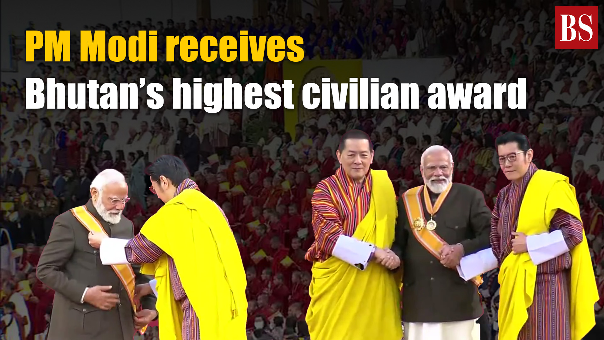 Watch: PM Modi receives the highest civilian award in Bhutan