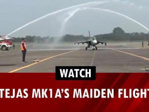 Watch: Tejas Mk1A's maiden flight | Indian Air Force | HAL | Tejas ...