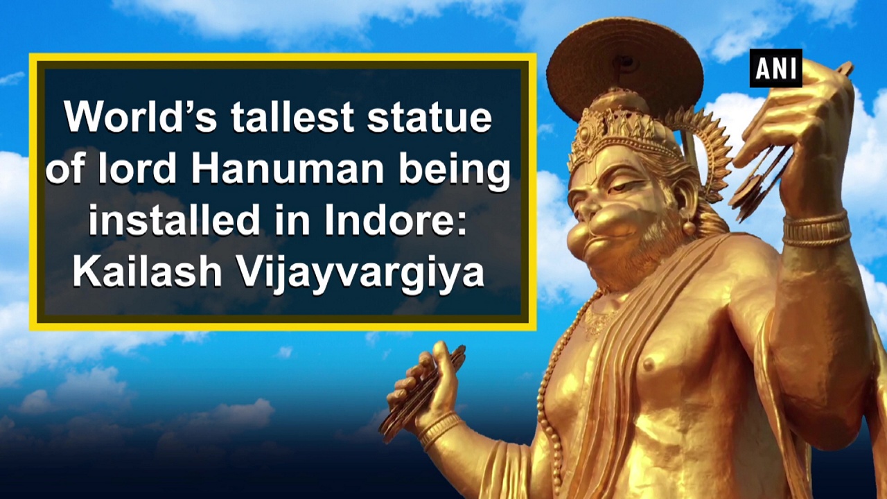 World's tallest statue of lord Hanuman being installed in Indore ...