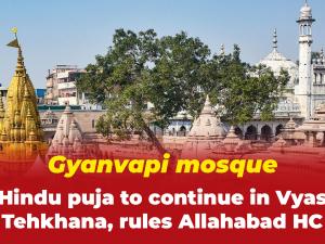 Gyanvapi mosque: Hindu puja to continue in Vyas Tehkhana, rules ...