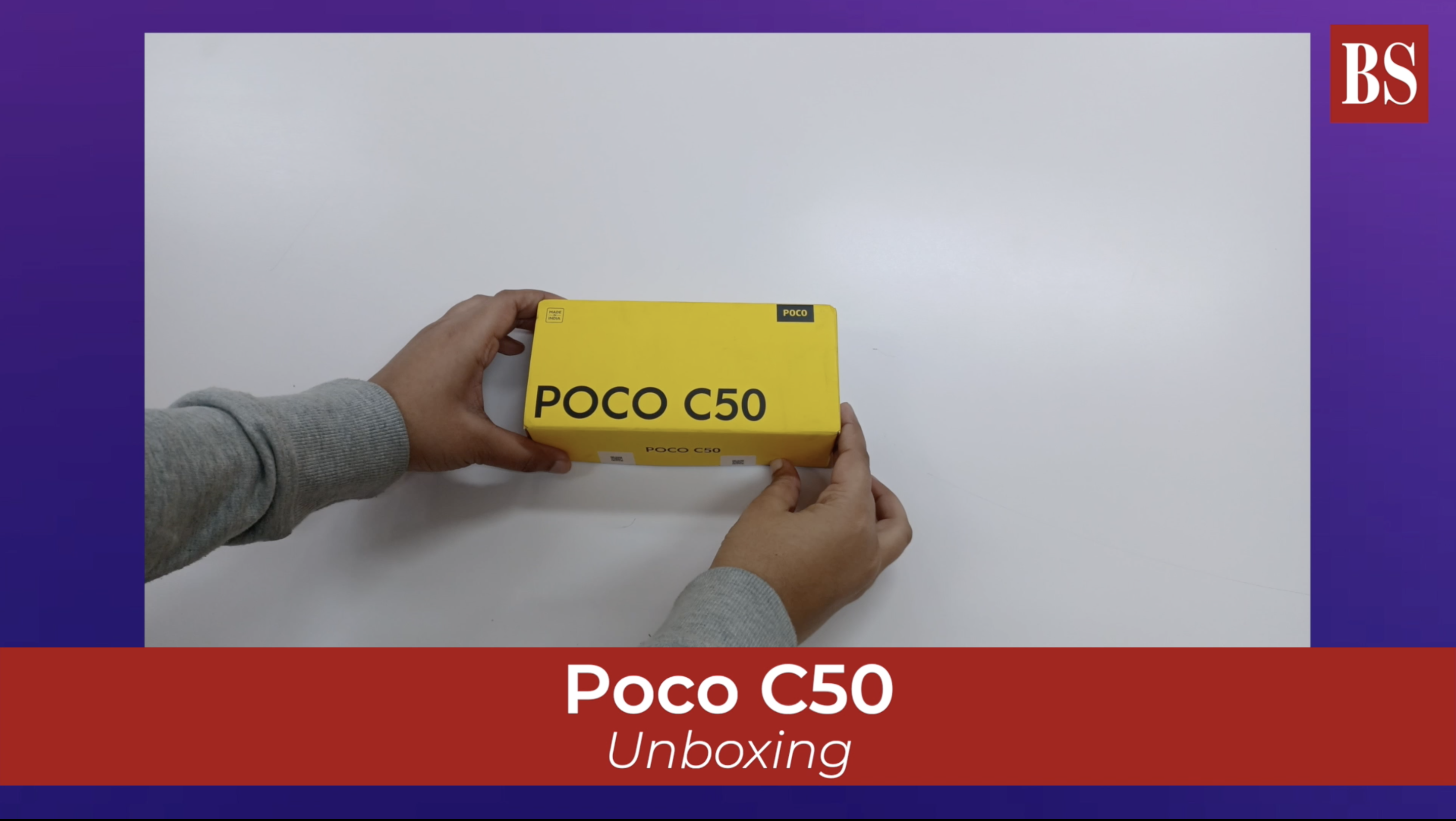 Poco C50: Unboxing Android 12 Go edition OS powered budget smartphone
