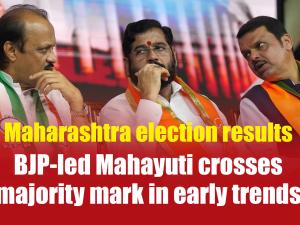 Maharashtra election results: BJP-led Mahayuti crosses majority mark in early trends