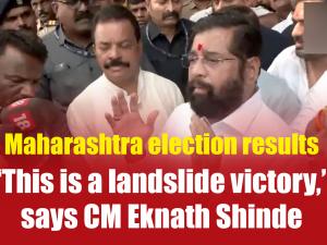 Maharashtra election results: 'This is a landslide victory,' says CM Eknath Shinde