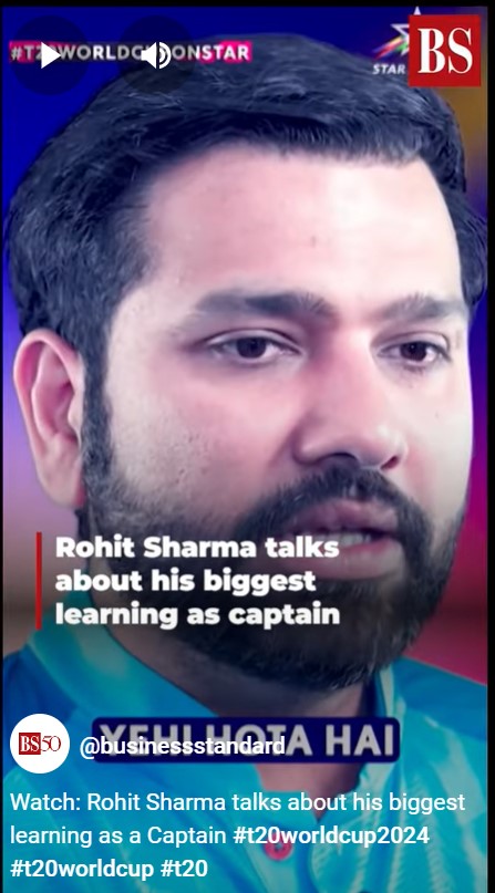 T20 World Cup 2024: Rohit Sharma reveals his learning as India captain