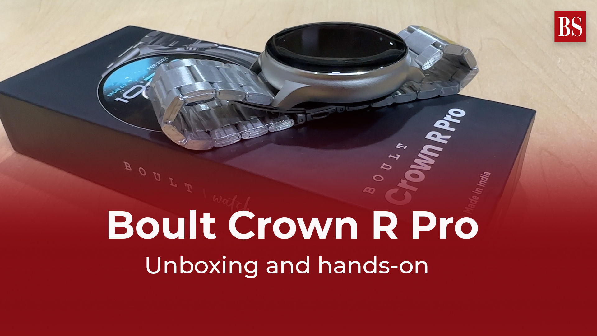 Boult Crown R Pro: Unboxing affordable smartwatch from Indian brand