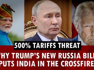 500% tariffs threat: Why Trump's new Russia bill puts India in the ...