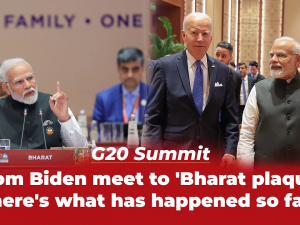 G20 Summit: From Biden meet to 'Bharat plaque', here's what has ...