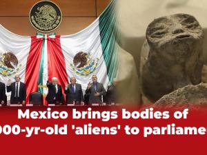 Mexico brings bodies of 1,000-year-old 'aliens' to parliament, Nasa ...